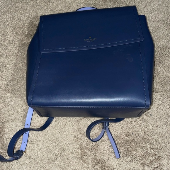 kate spade | Bags | Purple Kate Spade Backpack Metallic Clasp Never ...